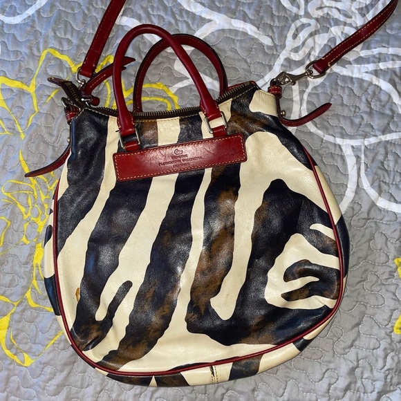 Dooney & Bourke | Bags | Dooney Bourke Teardrop Zebra Bag | Poshmark